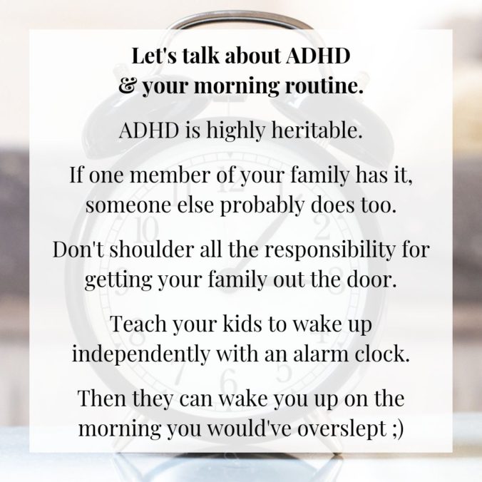 ADHD & our morning routine: why I taught my kid to wake up on his own