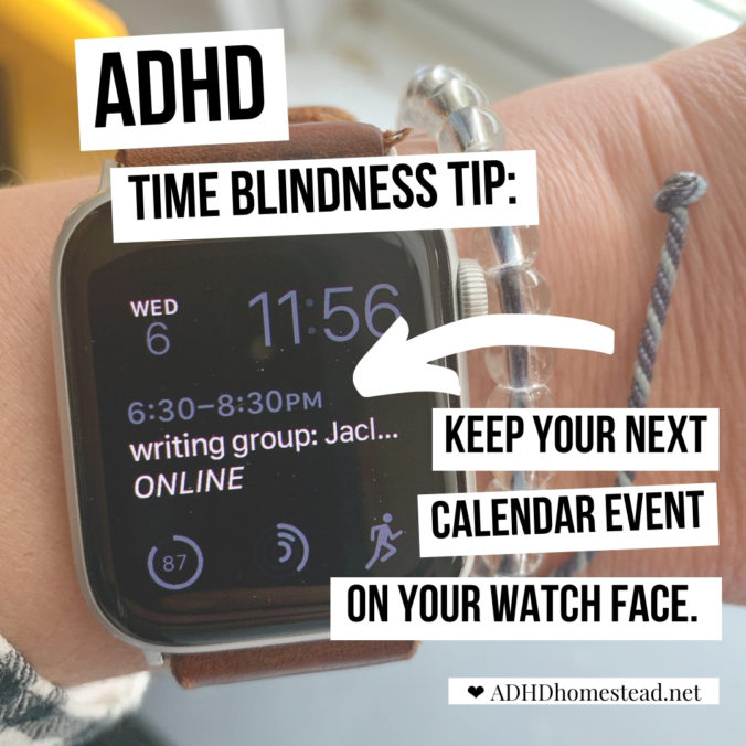 6 things I do to help my ADHD time blindness - The ADHD Homestead