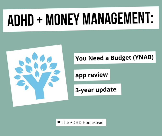 ADHD & money management: what I've learned from 3 years with YNAB